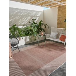benuta Nest In- & Outdoor-Teppich Bronco Terracotta 120x170 cm - Teppich f&uuml;r Balkon, Terrasse & Garten