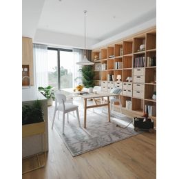 benuta Nest In- & Outdoor-Teppich Bronco Grau 120x170 cm - Teppich f&uuml;r Balkon, Terrasse & Garten