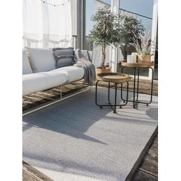 benuta Nest In- & Outdoor-Teppich Nandi Grau 160x230 cm - Teppich f&uuml;r Balkon, Terrasse & Garten