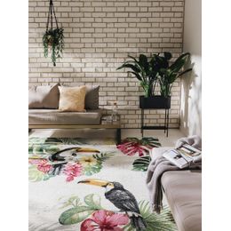 benuta Nest In- & Outdoor-Teppich Artis Multicolor 200x285 cm - Teppich f&uuml;r Balkon, Terrasse & Garten