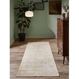 benuta Nest L&auml;ufer f&uuml;r Flur Miray Beige/Gelb 80x240 cm