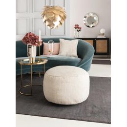benuta Pure - Pouf Nova Cream 55x55x30 cm