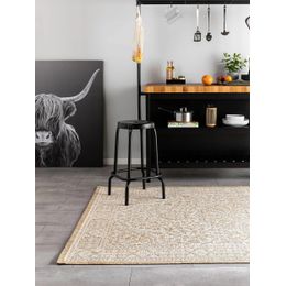 benuta Nest In- & Outdoor-Teppich Cleo Cream/Beige 120x170 cm - Teppich f&uuml;r Balkon, Terrasse & Garten