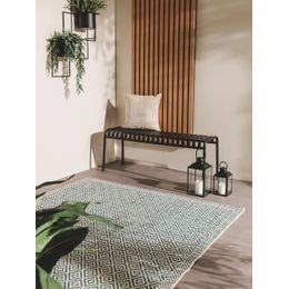 benuta Nest In- & Outdoor-Teppich Cleo Blau 200x290 cm - Teppich f&uuml;r Balkon, Terrasse & Garten