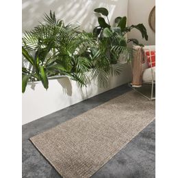 benuta Nest In- & Outdoor-L&auml;ufer Naoto Beige 80x240 cm - Teppich f&uuml;r Balkon, Terrasse & Garten