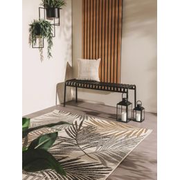 benuta Nest In- & Outdoor-Teppich Cleo Schwarz 240x340 cm - Teppich f&uuml;r Balkon, Terrasse & Garten