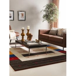 benuta Nest Wollteppich Jamal Multicolor 200x300 cm - Naturfaserteppich aus Wolle