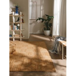 benuta Pure Juteteppich Jutta Hellbraun 60x100 cm - Naturfaserteppich aus Jute