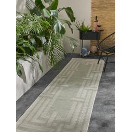 benuta Nest In- & Outdoor-L&auml;ufer Bronco Mint 80x250 cm - Teppich f&uuml;r Balkon, Terrasse & Garten