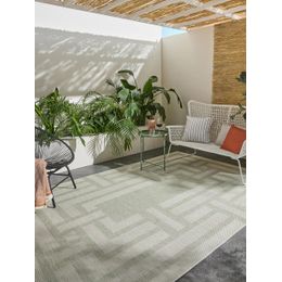 benuta Nest In- & Outdoor-Teppich Bronco Mint 80x150 cm - Teppich f&uuml;r Balkon, Terrasse & Garten