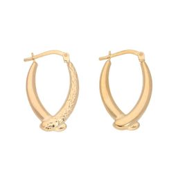 Firetti Damen Paar Creolen &raquo;Schmuck Geschenk Gold 375 Ohrschmuck Ohrringe&laquo;