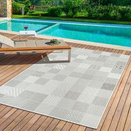 the carpet Teppich &raquo;Lagos&laquo; rechteckig 5 mm H&ouml;he moderner robuster In und Outdoor Teppich bunt Polypropylen