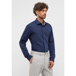Eterna Herren Langarmhemd &raquo;SLIM FIT&laquo; NON IRON (b&uuml;gelfrei) blau 39, Normalgr&ouml;&szlig;en
