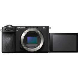 Sony Systemkamera-Body &raquo;Alpha 6700 Spiegellose APS-C&laquo;, 26, Bluetooth WLAN, inkl. Digitalkamera, KI-basierter Autofokus schwarz 5-Achsen-Bildstabilisierung,