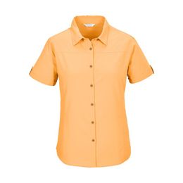 Killtec Damen Funktionshemd &raquo;KOS 1 WMN WVN SHRT&laquo; Wasserabweisende, schnelltrocknende Stretch-Bluse mit Teflon EcoElite orange 36, Normalgr&ouml;&szlig;en