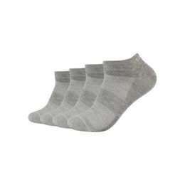s.Oliver Damen s.Oliver Kurzsocken &raquo;originals&laquo; 4 Paar tlg. mit verst&auml;rkten Belastungszonen grau 35-38