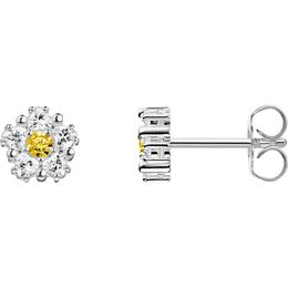 Thomas Sabo Damen Thomas Sabo Paar Ohrstecker &raquo;Lovely Daisy Ohrstecker klein&laquo; mit Zirkonia (synth.) bunt