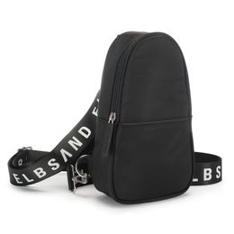 ELBSAND Damen Umh&auml;ngetasche &raquo;kleiner Rucksack&laquo; Crossbody Bag, Handtasche, Schultertasche, Mini Bag VEGAN schwarz