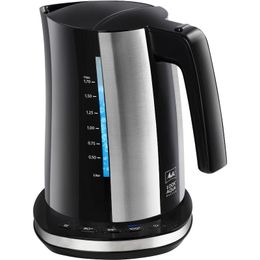 Melitta Wasserkocher &raquo;Look Aqua Deluxe 1026-04&laquo; 1,7 l 2400 W Dreistufig einstellbare Temperatur (80&deg;/95&deg;/100&deg;) schwarz Wasserkocher