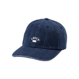 Levi's Levi's Damen Baseball Cap &raquo;LAZY GIRL LOGO CAP&laquo; mit Markenlogo Stickerei blau
