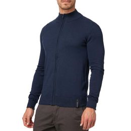 INDICODE Herren Strickjacke &raquo;INChancellor&laquo; blau XXL