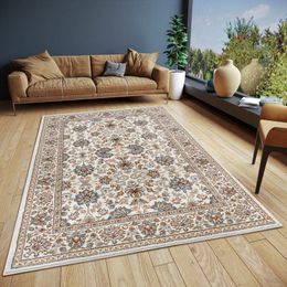 Hanse Home Teppich &raquo;Saraceni&laquo; rechteckig 8 mm H&ouml;he L&auml;ufer, Orientalisch, Kurzflor, Wohnzimmer, Schlafzimmer, Esszimmer beige Jute, Polyester, 