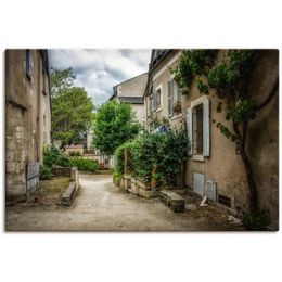 Artland Leinwandbild &raquo;Dorf in der Bretagne - Frankreich&laquo; Frankreich 1 Stk. tlg. auf Holzrahmen gespannt braun Leinwand