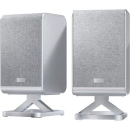 Sharp Surround-Lautsprecher &raquo;HT-SPR52021&laquo; 2.0.2 (WLAN Kabelloser Surround multidirektionaler Sound 66 W) silber Wandmontage oder Tischaufstellung