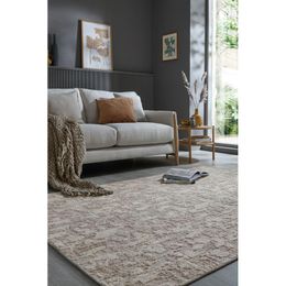 FLAIR RUGS Teppich &raquo;Connely&laquo; rechteckig 4 mm H&ouml;he Waschbarer Teppich, kurzflor, waschbar, Wohnzimmer, Schlafzimmer beige Kunstfaser