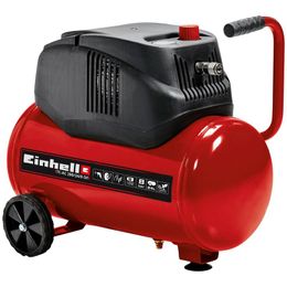 Einhell Kompressor &raquo;TC-AC 200/24/8 OF&laquo; 1 Stk. tlg. rot Manometer und Schnellkupplung