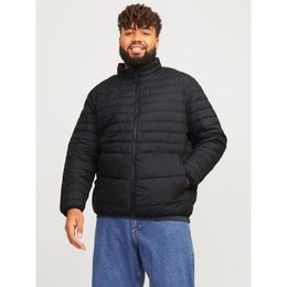 Jack & Jones PlusSize Jack & Jones Plussize Herren Jack & Jones PlusSize Outdoorjacke &raquo;JJESTATE PACKABLE PUFFER COLLAR NOOS PLS&laquo; ohne Kapuze schwarz 3XL