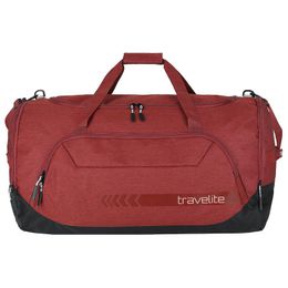 Travelite Herren Travelite Reisetasche &raquo;KICK OFF, verschiedene Gr&ouml;&szlig;en und Farben&laquo; Reisegep&auml;ck Sporttasche Freizeittasche mit Aufsteckfunktion rot