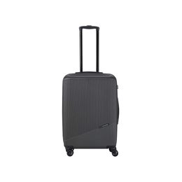Travelite Bali - 4-Rollen-Trolley M 67 cm (wei&szlig;/cognac) in anthrazit | Gr.: onesize