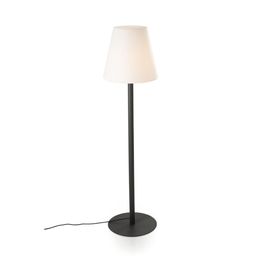 Hoberg Standleuchte dimmbar 220V schwarz/wei&szlig; 187cm hoch Wei&szlig; | Gr.: onesize