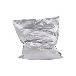 Beliani Sitzsack FUZZY in Silber - (W) 180 x (H) 20 x (L) 230 cm | Gr.: onesize