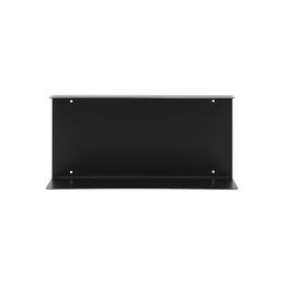ebuy24 Wandregal Lille Schwarz 40 x 18 cm | Gr.: onesize