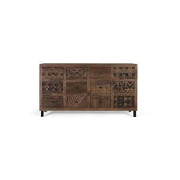 Giner y Colomer Handgefertigtes Sideboard aus massivem Mangoholz 160cm in Brown | Gr.: onesize