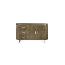 Giner y Colomer Sideboard aus Mangoholz und Bronze 150 cm in Gold | Gr.: onesize