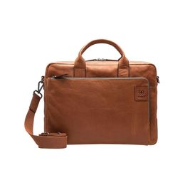 Strellson Hyde Park Charles Aktentasche Leder 39 cm Laptopfach in cognac | Gr.: onesize