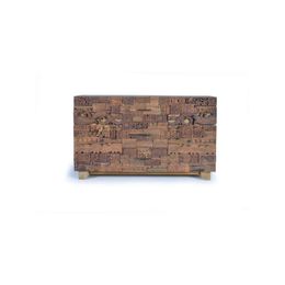 Giner y Colomer Sideboard aus recyceltem Mangoholz in Brown | Gr.: onesize