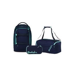 Satch Schulrucksack-Set PACK "Ocean Mint" 3-tlg. in Blau | Gr.: onesize