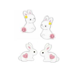schmuck23 Ohrstecker Set Hase Ostern 925 Silber | Gr.: onesize
