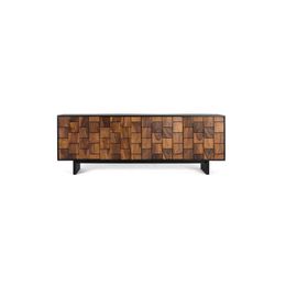 Giner y Colomer Sideboard mit vier T&uuml;ren aus Sheesamholz in Brown | Gr.: onesize