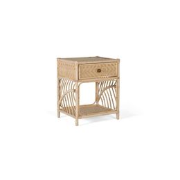 Giner y Colomer Rattan-Nachttisch mit nat&uuml;rlichem Charme in Brown | Gr.: onesize