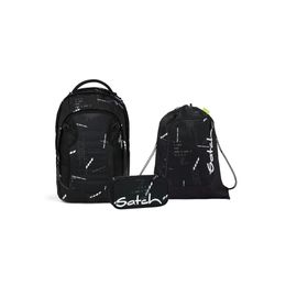 Satch Schulrucksack-Set MATCH PLUS "Ninja Matrix" 3-tlg. in Schwarz | Gr.: onesize
