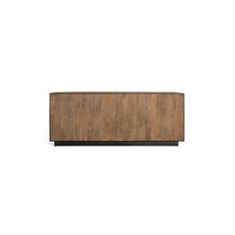 Giner y Colomer Sideboard mit 4 T&uuml;ren aus Mangoholz 200 cm in Brown | Gr.: onesize