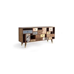 Giner y Colomer Sideboard aus Mangoholz in Multicolored | Gr.: onesize
