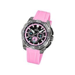 Chronograph-Armbanduhr Festina Chrono Bike rosa extra gro&szlig; (ca. 45,5mm) | Gr.: onesize