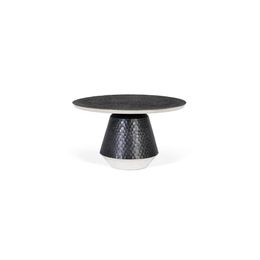Giner y Colomer Runder Couchtisch komplett aus Aluminium gefertigt. in Gray | Gr.: onesize