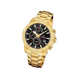 Chronograph-Armbanduhr Festina Timeless Chronograph gold gro&szlig; (ca. 45mm) | Gr.: onesize